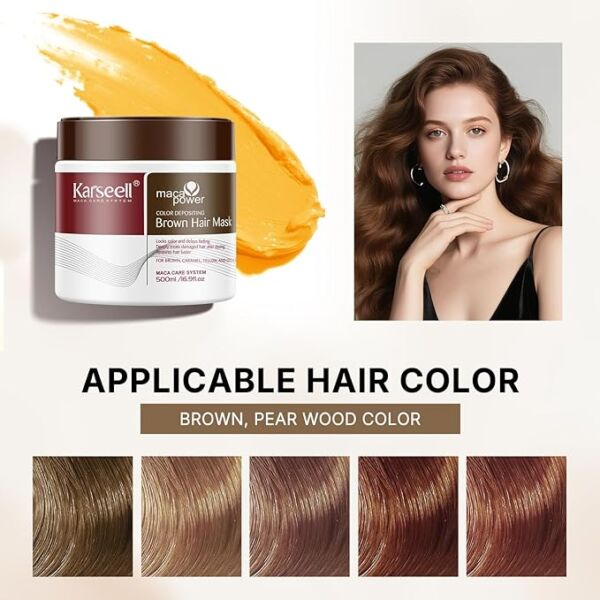 Karseell Color Depositing Brown Hair Mask - toko resmi karseell ...